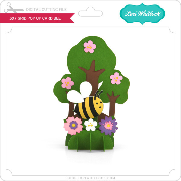 5x7 Grid Pop Up Card Nativity - Lori Whitlock's SVG Shop