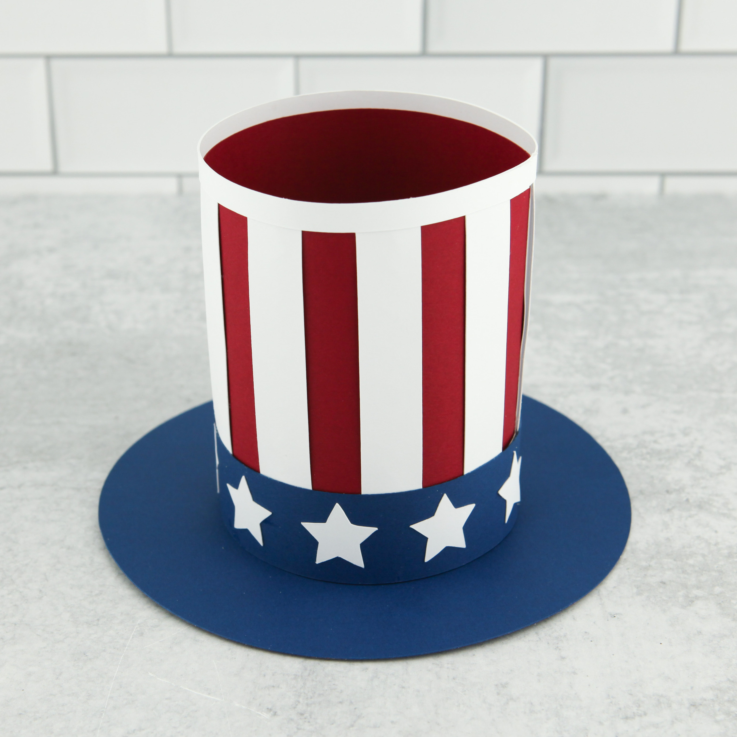 Uncle Sam Hat Box - Lori Whitlock's SVG Shop