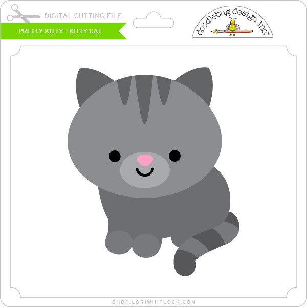 Pretty Kitty - Kitty Cat - Lori Whitlock's SVG Shop