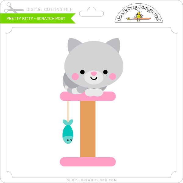 Pretty Kitty - Scratch Post - Lori Whitlock's SVG Shop
