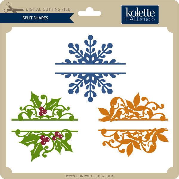 Split Shapes 3 - Lori Whitlock's SVG Shop