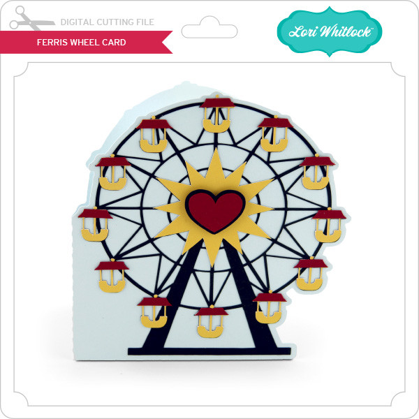 2 Wheel Cards - Lori Whitlock's SVG Shop