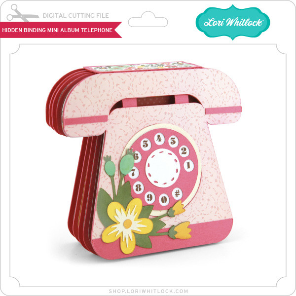Hidden Binding Mini Album Star - Lori Whitlock's SVG Shop