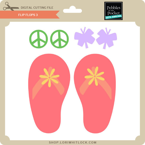 3D Flip Flop Box - Lori Whitlock's SVG Shop
