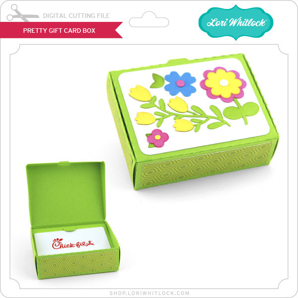 Pretty Gift Card Box - Lori Whitlock's SVG Shop