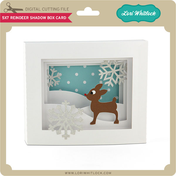 5x7 Owl Shadow Box Card - Lori Whitlock's SVG Shop