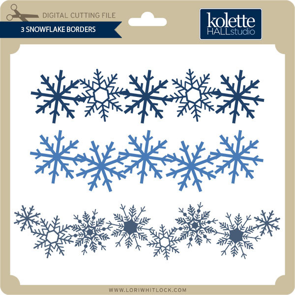 Snowflake Frame 3 - Lori Whitlock's SVG Shop