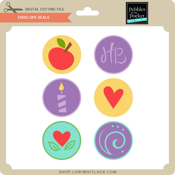 Envelope Seals 1 - Lori Whitlock's SVG Shop