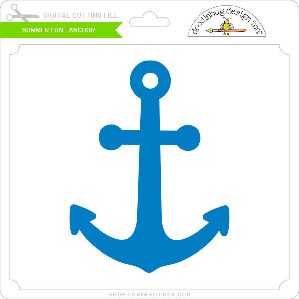 Summer Fun - Anchor - Lori Whitlock's SVG Shop
