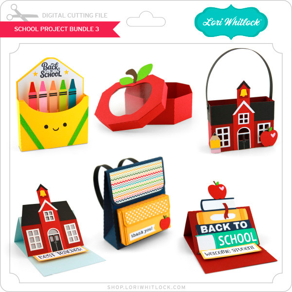 School Project Bundle - Lori Whitlock's SVG Shop