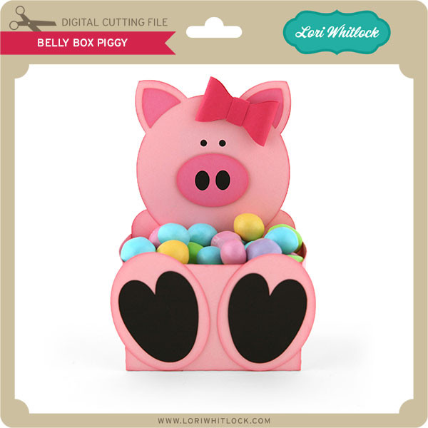 3-D - Boxes - Belly Box - Lori Whitlock's SVG Shop