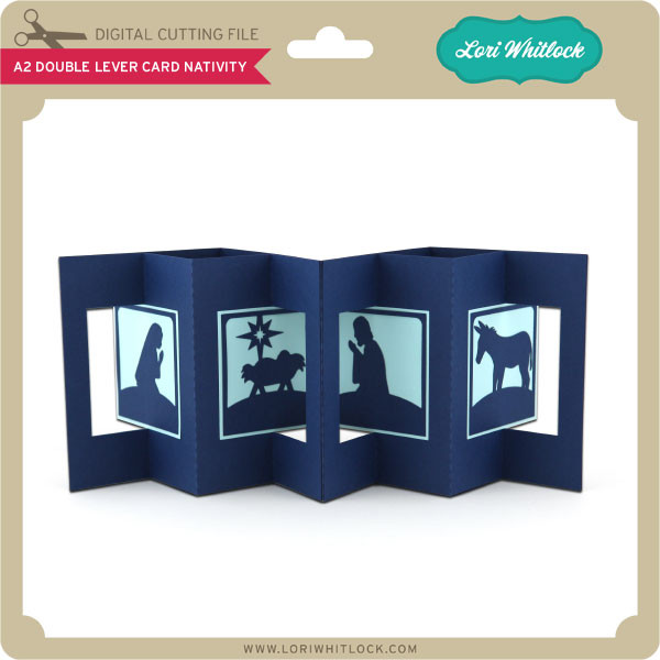 A2 Nativity Card - Lori Whitlock's SVG Shop