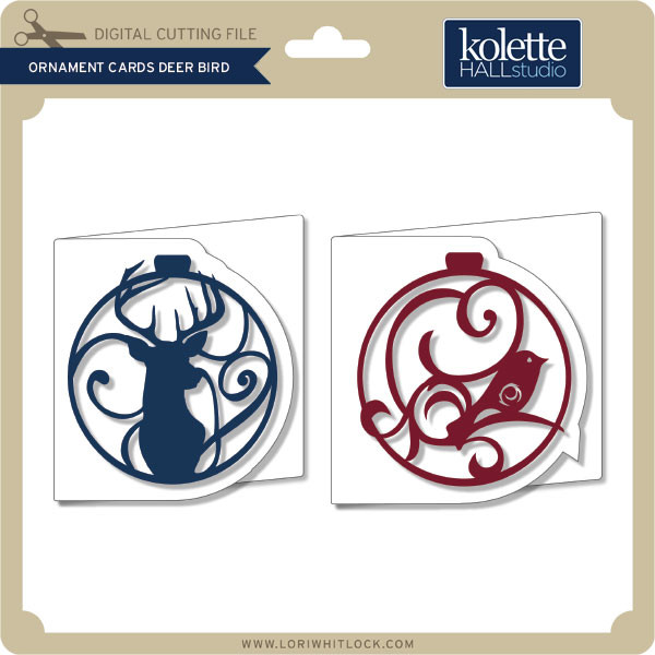 Birch Tree Deer Bird Set - Lori Whitlock's SVG Shop
