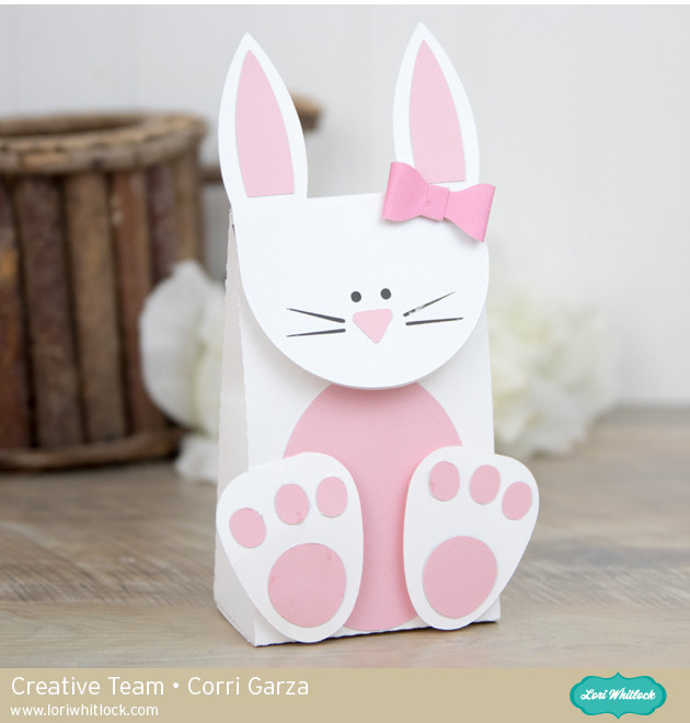 Easter Bunny Favor Box 2 - Lori Whitlock's SVG Shop