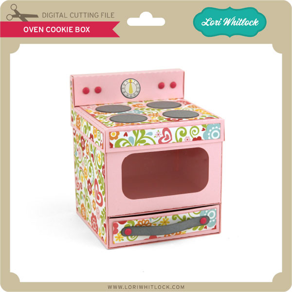 Oven Cupcake Box - Lori Whitlock's SVG Shop