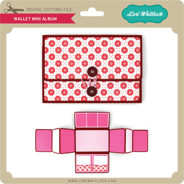 3x4 Hidden Binding Mini Album - Lori Whitlock's SVG Shop