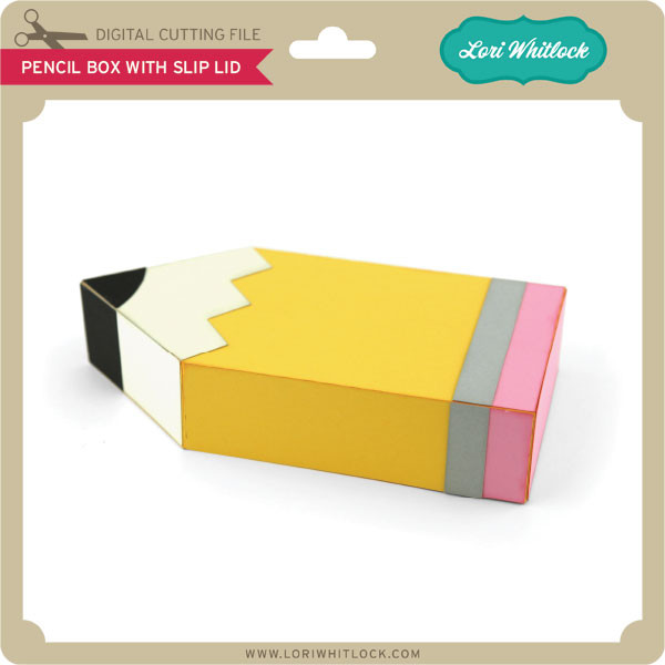 A2 Shaped Box Card Pencil - Lori Whitlock's SVG Shop