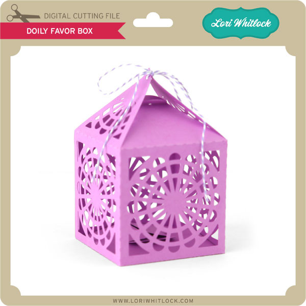Doily Favor Box - Lori Whitlock's SVG Shop