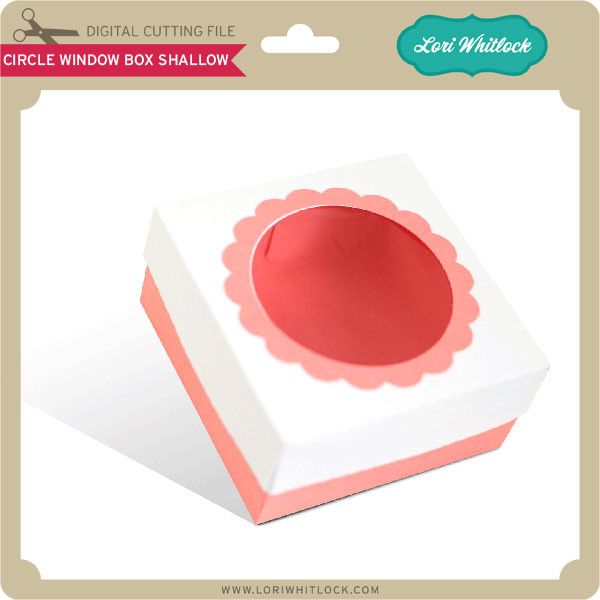 5.75" Circle Box - Lori Whitlock's SVG Shop