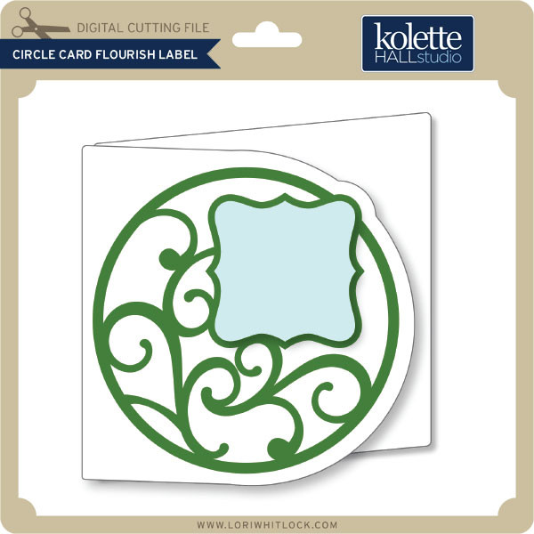 5x7 Pocket Flourish Cards - Lori Whitlock's SVG Shop