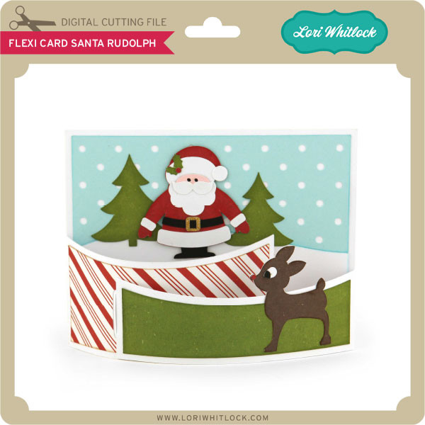 Flexi Card Fall Scene - Lori Whitlock's SVG Shop