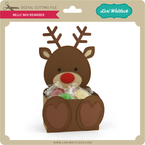 Belly Box Reindeer - Lori Whitlock's SVG Shop
