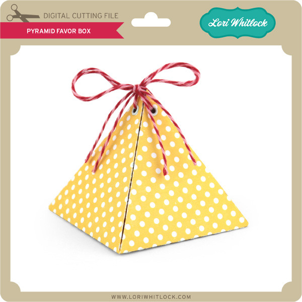 Pyramid Favor Box - Lori Whitlock's SVG Shop