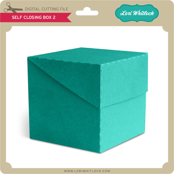 Self-Closing Box 4 - Lori Whitlock's SVG Shop