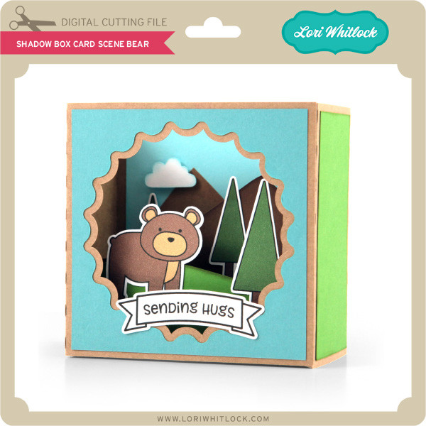 Shadow Box Card Scene Fall Bundle - Lori Whitlock's SVG Shop