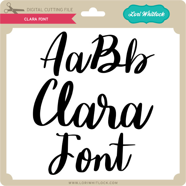 Evelyn Font - Lori Whitlock's SVG Shop