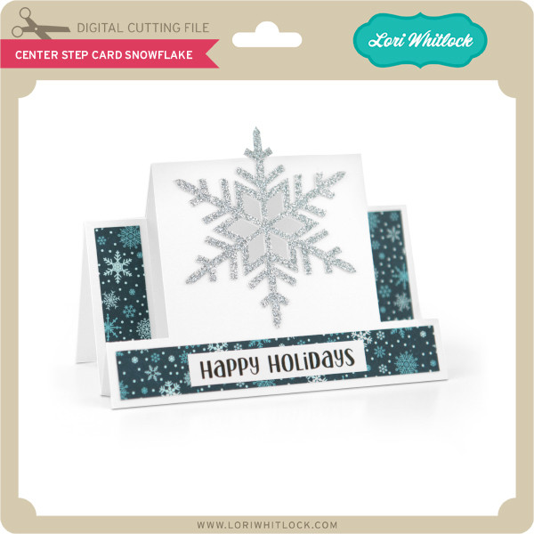 Center Step Card Nativity - Lori Whitlock's SVG Shop