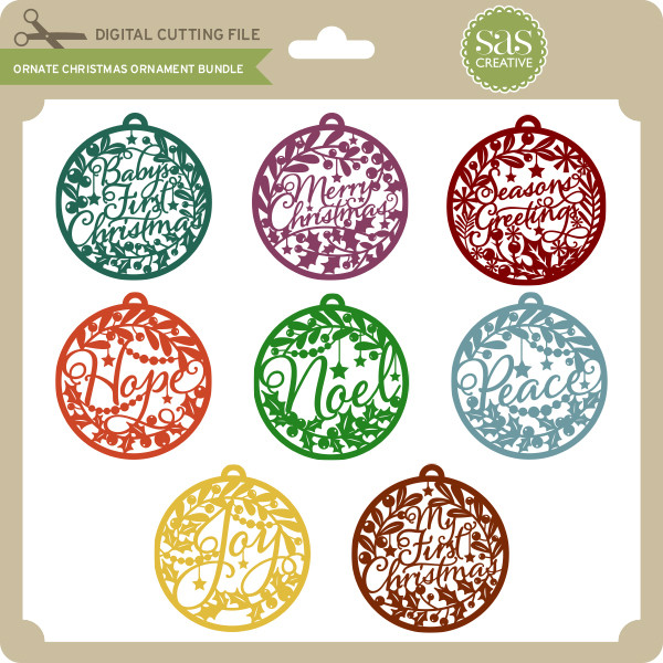 Ornate Standing Christmas Tree - Lori Whitlock's SVG Shop