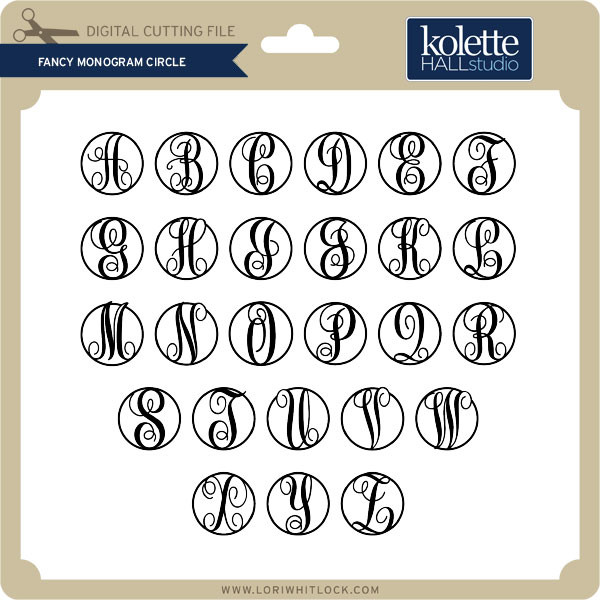 Fancy Font - Lori Whitlock's SVG Shop