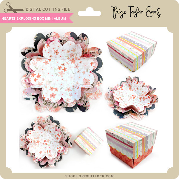 Exploding Box with Pockets and Lid - Lori Whitlock's SVG Shop