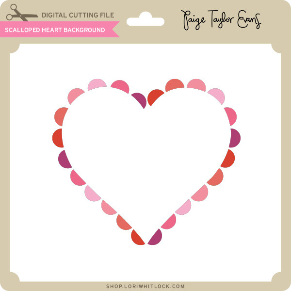 Scalloped Heart Candy Box - Lori Whitlock's SVG Shop
