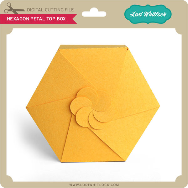 Heart Petal Box - Lori Whitlock's SVG Shop