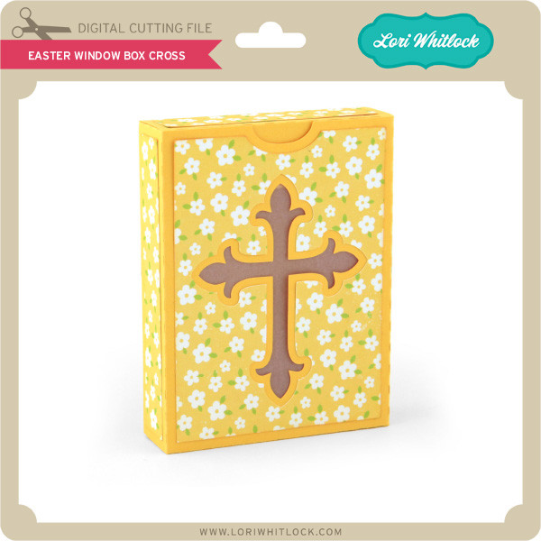 Easter Bunny Window Box - Lori Whitlock's SVG Shop
