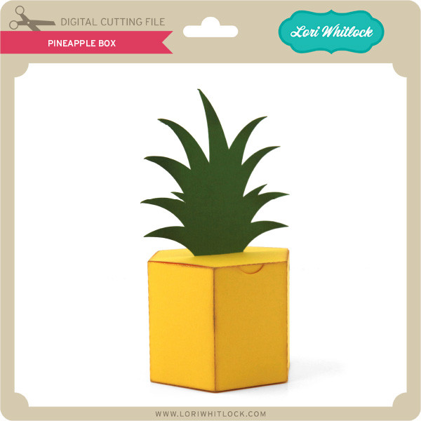Shaped Card Pineapple - Lori Whitlock's SVG Shop