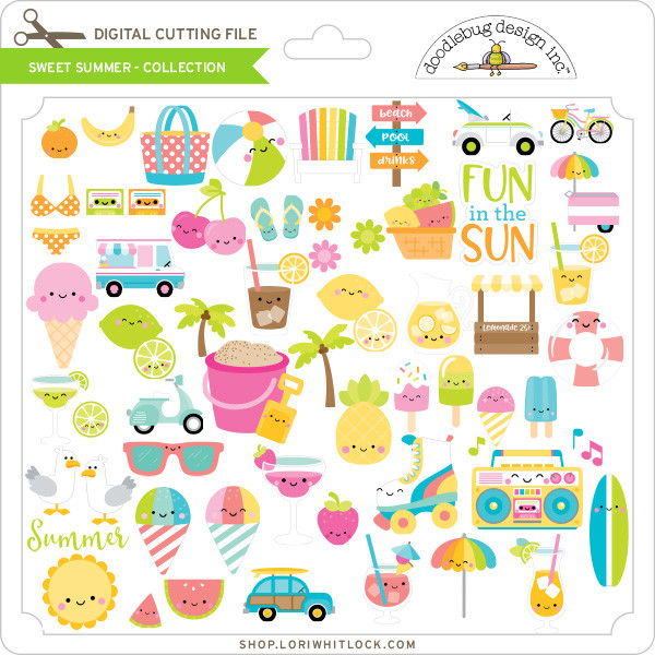 Sweet Summer - Collection - Lori Whitlock's SVG Shop