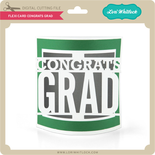 Congrats Card - Lori Whitlock's SVG Shop
