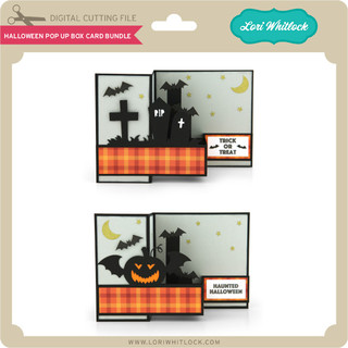 Box Card Envelope Fall Halloween Bundle - Lori Whitlock's SVG Shop