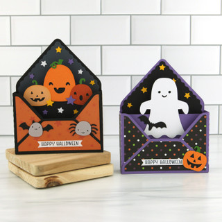 Box Card Envelope Fall Halloween Bundle - Lori Whitlock's SVG Shop