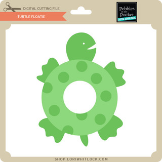 Turtle Floatie - Lori Whitlock's SVG Shop