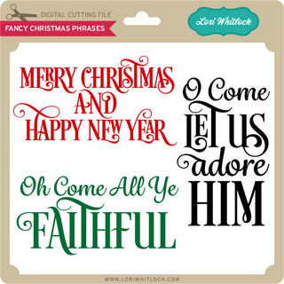 Fancy Font - Lori Whitlock's SVG Shop
