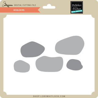 Boulders - Lori Whitlock's SVG Shop