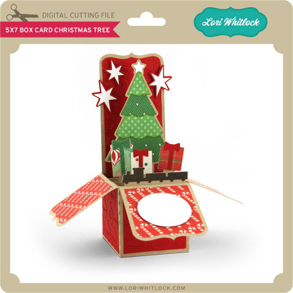 A2 Christmas Santa Box Card - Lori Whitlock's SVG Shop