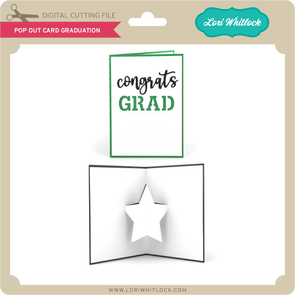 A2 Pop Out Book Card - Lori Whitlock's SVG Shop