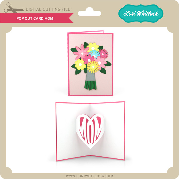 A2 Pop Out Book Card - Lori Whitlock's SVG Shop