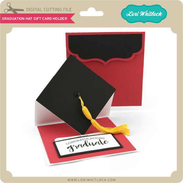 Graduation Hat Explosion Box - Lori Whitlock's SVG Shop