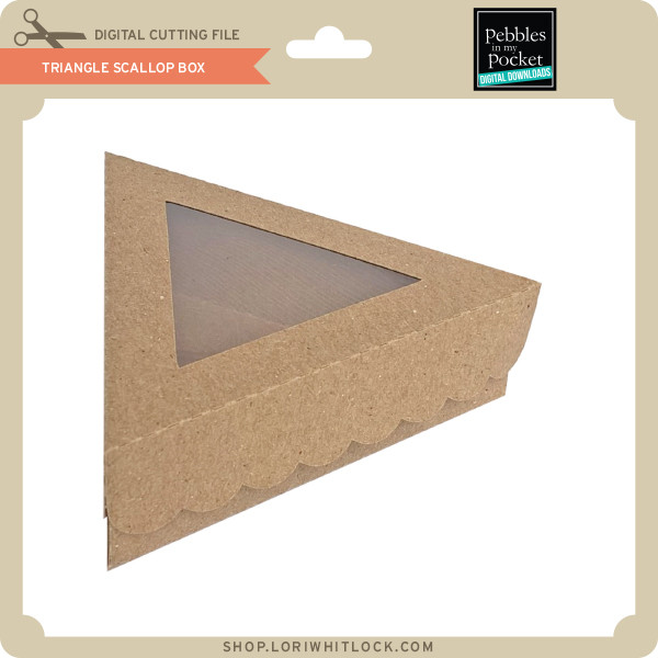 Triangle Party Favor Box - Lori Whitlock's SVG Shop